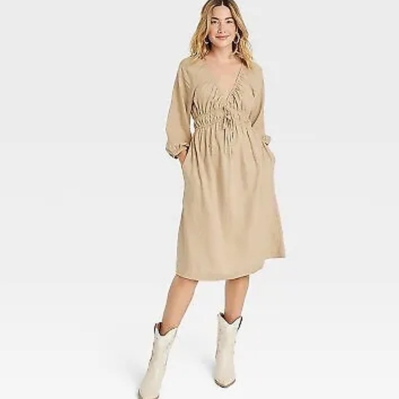 Universal Thread | Dresses | Universal Thread Womens Tie Front Puff ...